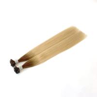 China 100% Remy Human Hair Pre Bonded Flat Tip Extensions Double Drawn 12-26 Inch Italian Keratin for sale