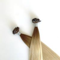China 100% Remy Human Hair Pre Bonded Flat Tip Extensions Double Drawn 12-26 Inch Italian Keratin for sale
