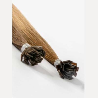 China Double Drawn Cuticle Aligned Flat Tip Hair Extensions 100% Remy Human Hair 12-26 Inch Italian Keratin for sale