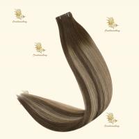China 100% Remy Human Hair Invisible Tape Extensions 40g Pack 12-26 Inch Light Color for sale