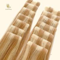 China 100% Remy Human Hair Invisible Tape Extensions 40g Pack 12-26 Inch Light Color for sale