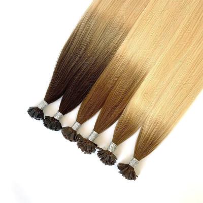 China 100% Remy Human Hair Keratin Flat Tip Hair Extensions 12-26 Inch No Shedding for sale