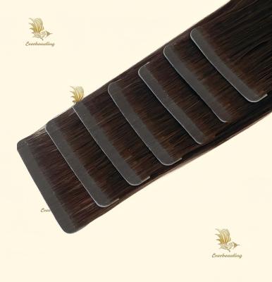 China Slim Tape Russian Remy Virgin Hair Extensions 100% Human Hair 40g 12-26 Inch for sale