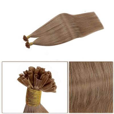 China Everbeauting Top Grade Blonde Pre Bonded Keratin Hair Extensions U Tip Remy Human Hair 12-26 Inch for sale