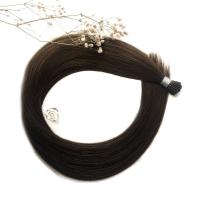 China 100% Remy Human Hair Keratin I Tip Extensions 12-28 Inch 0.7g Strand Custom Colors for sale