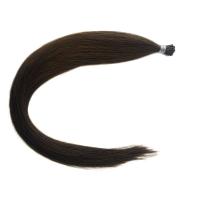 China 100% Remy Human Hair Keratin I Tip Extensions 12-28 Inch 0.7g Strand Custom Colors for sale