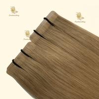 China Seamless Slim Tape Hair Extensions 100% Remy Human Hair 40g 60g Double Drawn Invisible PU for sale