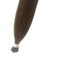 China 100% Remy Human Hair Keratin I Tip Extensions Straight 12-28 Inch 0.7g Strand for sale