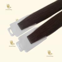 China Full Cuticle Aligned Human Hair Tape in Hair Extension 20 Pieces Per Pack 20inch Multi-Color for sale