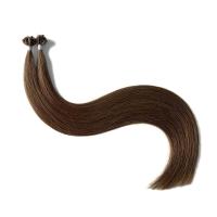 China 100% Remy Human Hair U Tip Extensions Straight Natural 12-26 Inch Italian Keratin Beads for sale