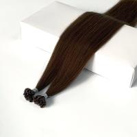 China Double Drawn U Tip Human Hair Extension 1g Pre Bonded Keratin 100% Remy 12-26 Inch for sale