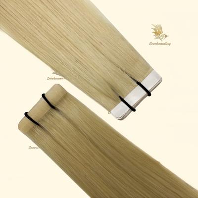China 100% Remy Virgin Human Hair Silky Straight Double Drawn Slim Tape Hair Extensions 12-30 Inch for sale