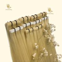 China Seamless Slim Tape Hair Extensions 100% Remy Human Hair 40g 60g Pack Double Sided Tape for sale
