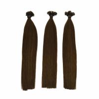 China 60 Color Vietnamese Remy Human Hair Flat Tip Extensions Straight 12-26 Inch 0.7g Strand for sale