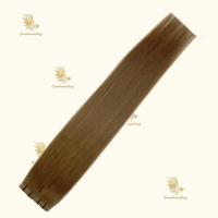 China Seamless Slim Tape Hair Extensions 100% Remy Human Hair 12-30 Inch Double Drawn for sale