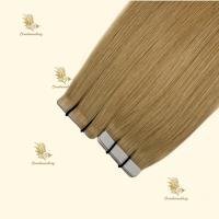 China Seamless Slim Tape Hair Extensions 100% Remy Human Hair 12-30 Inch Double Drawn for sale