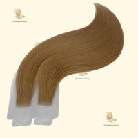 China Seamless Slim Tape Hair Extensions 100% Remy Human Hair 12-30 Inch Double Drawn for sale