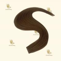 China Custom Color Slim Tape Human Hair Extensions Double Drawn Russian Remy 12-30 Inch for sale