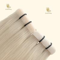 China 100% Remy Human Hair Silky Straight Double Drawn PU Slim Seamless Tape in Hair Extensions 12-30 Inch for sale