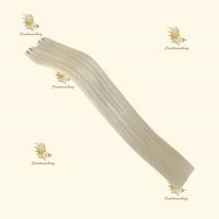 China 100% Remy Human Hair Silky Straight Double Drawn PU Slim Seamless Tape in Hair Extensions 12-30 Inch for sale