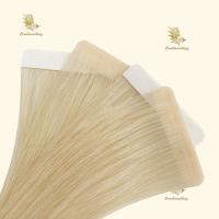 China Seamless Slim Tape Hair Extensions 100% Remy Human Hair 40g-60g Pack 12-30 Inch for sale