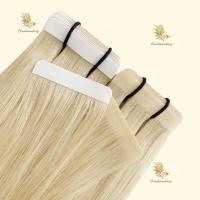 China Seamless Slim Tape Hair Extensions 100% Remy Human Hair 40g-60g Pack 12-30 Inch for sale