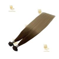 China 12A Top Grade Double Drawn Russian Human Remy Hair Flat Tip Keratin Extensions 12-26 Inch for sale