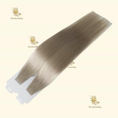 China Seamless Slim Tape Hair Extensions 100 Remy Human Hair 40g 60g Pack Cuticle Aligned for sale