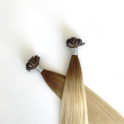 China 100% Remy Human Hair Flat Tip Pre-Bonded Hair Extensions 12-26 Inch 0.7g Strand for sale