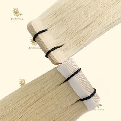 China European Human Hair Tape Hair Extensions 20 Inch Ash Blonde Cuticle Aligned for Women for sale