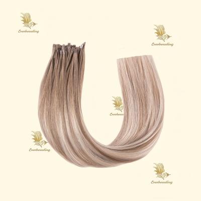 China 100% Remy Human Hair Flat Tip Hair Extensions 12-26 Inch Keratin Glue Beads 50g per Set for sale