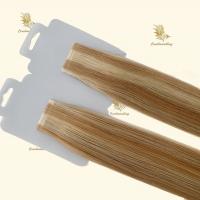 China Virgin Cuticle Aligned Human Hair Tape in Hair Extensions Piano Highlight Color 40g 60g for sale