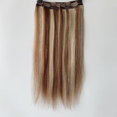 China 100g 20 Inch 13A Double Drawn Remy Human Hair Clip in Hair Extensions for Women for sale