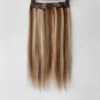 China 100g 20 Inch 13A Double Drawn Remy Human Hair Clip in Hair Extensions for Women for sale