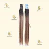 China 100% Remy Human Hair Invisible Tape Extensions Balayage Color 12-26 Inch 40-50g for sale
