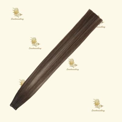China Invisible Tape Hair Extensions Double Drawn Cuticle Aligned Remy Virgin Human Hair 12-26 Inch for sale