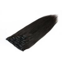 China 100% Remy Human Hair Clip In Hair Extensions 14-28 Inch 100-180g Lace Clip Ins for sale