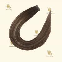 China Invisible Genius Tape Hair Extensions 100% Remy Human Hair 40g Pack 12-26 Inch for sale