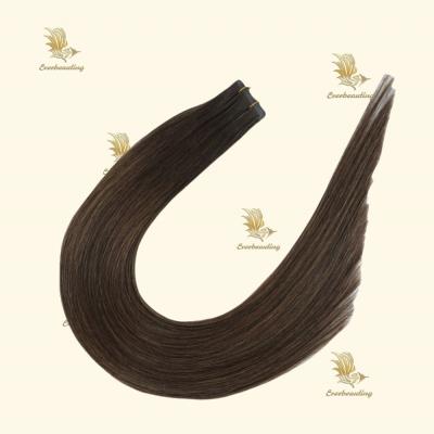 China European Virgin Tape Hair Extensions 100% Remy Human Hair 12-26 Inch Silk Tape Balayage for sale
