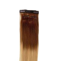 China 100% Remy Human Hair Clip In Extensions 14-28 Inch Thick Ends Dyeable 100g-180g for sale