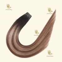 China Double Drawn Tape In Hair Extensions 100% Remy Human Hair 12-26 Inch Long Lasting for sale