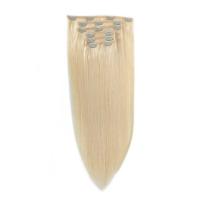 China Seamless PU Clip In Hair Extensions 100% Remy Human Hair 14-28 Inch 100-180g for sale
