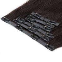 China 100g 180g 100 Remy Human Hair Clip In Extensions Double Drawn Seamless PU 14 28 Inch for sale