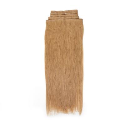 China Unprocessed Seamless PU Skin Weft Clip In Hair Extensions 100g 14-28 Inch No Shedding for sale