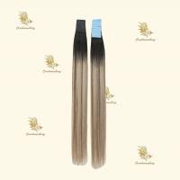 China 100% Remy Human Hair Tape In Hair Extensions 40g 50g Pack 12 to 26 Inch 37 Colors for sale