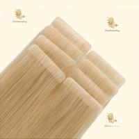 China Private Label Full Cuticle Double Sided Invisible Tape Hair Extensions 40g 50g for sale