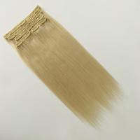 China 100% Remy Human Hair Clip In Extensions Silky Straight 14-28 Inch 100-180g for sale