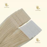 China 100% Remy Human Hair Invisible Tape Hair Extensions Body Wave 18 Inch 40g for sale
