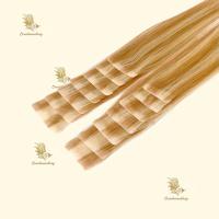 China 100% Remy Human Hair Invisible Tape Extensions 40g 50g No Tangle Russian Cuticle Hair for sale