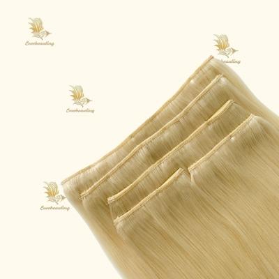 China 100% Remy Human Hair Clip In Extensions Silky Straight 14-28 Inch 100-180g for sale